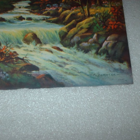 William Thompson | Accents | Antique Very Colorful William Thompson ...